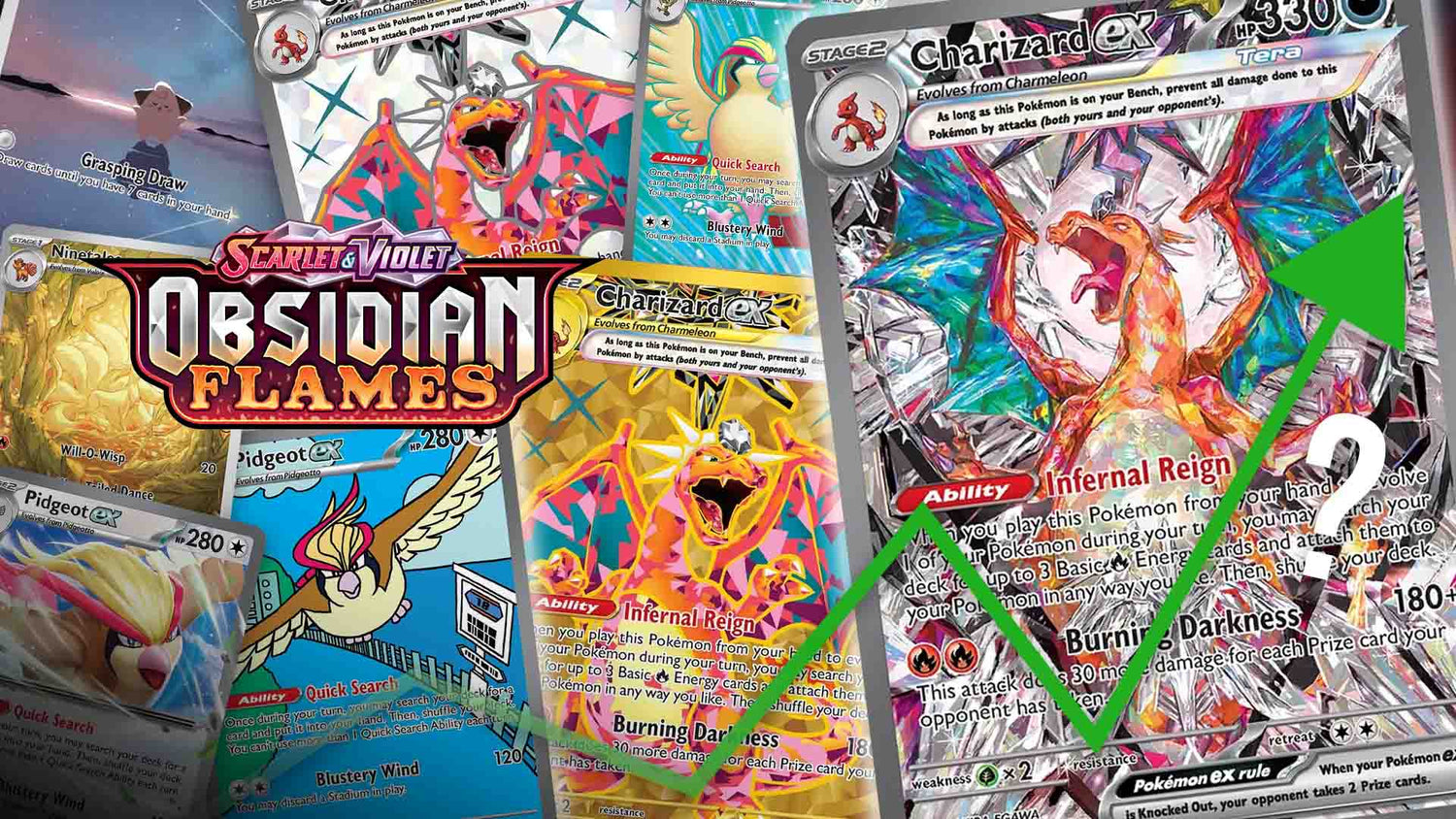 The Most Expensive Cards To Collect From Pokémon Obsidian Flames