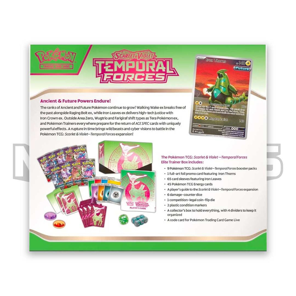 Pokémon TCG: Temporal Forces Elite Trainer Box Iron Leaves